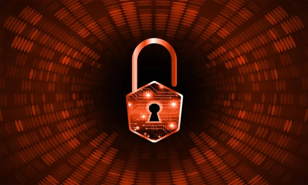 Cyber Security Lock Background Vector Illustration Stock Vector By ©titima157 677038854