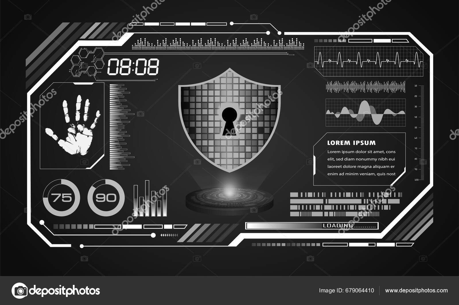 Digital Cyber Technology Concept Background Stock Vector by ©titima157 ...
