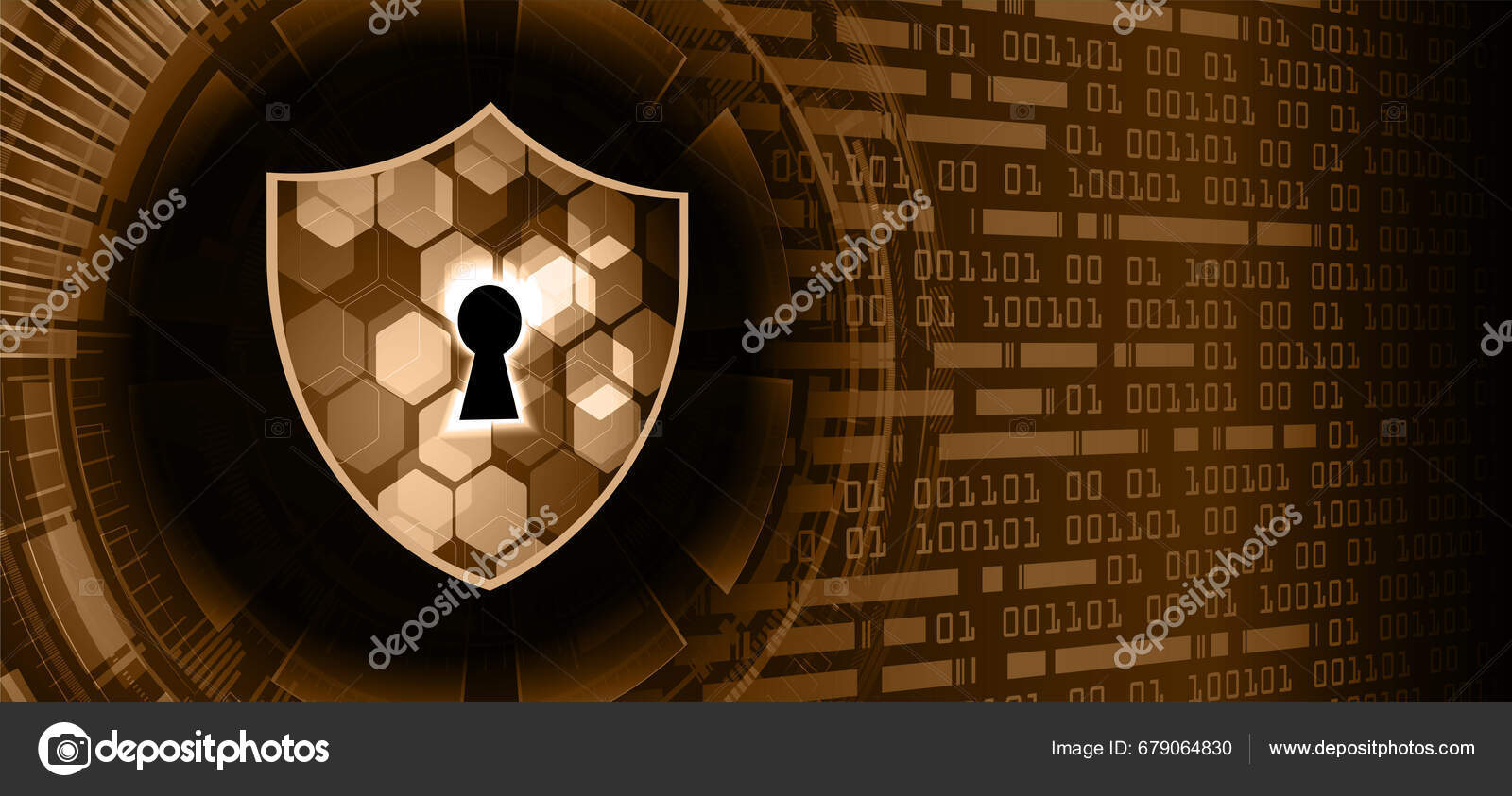 Cyber Security Protection Business Background Stock Vector by ...
