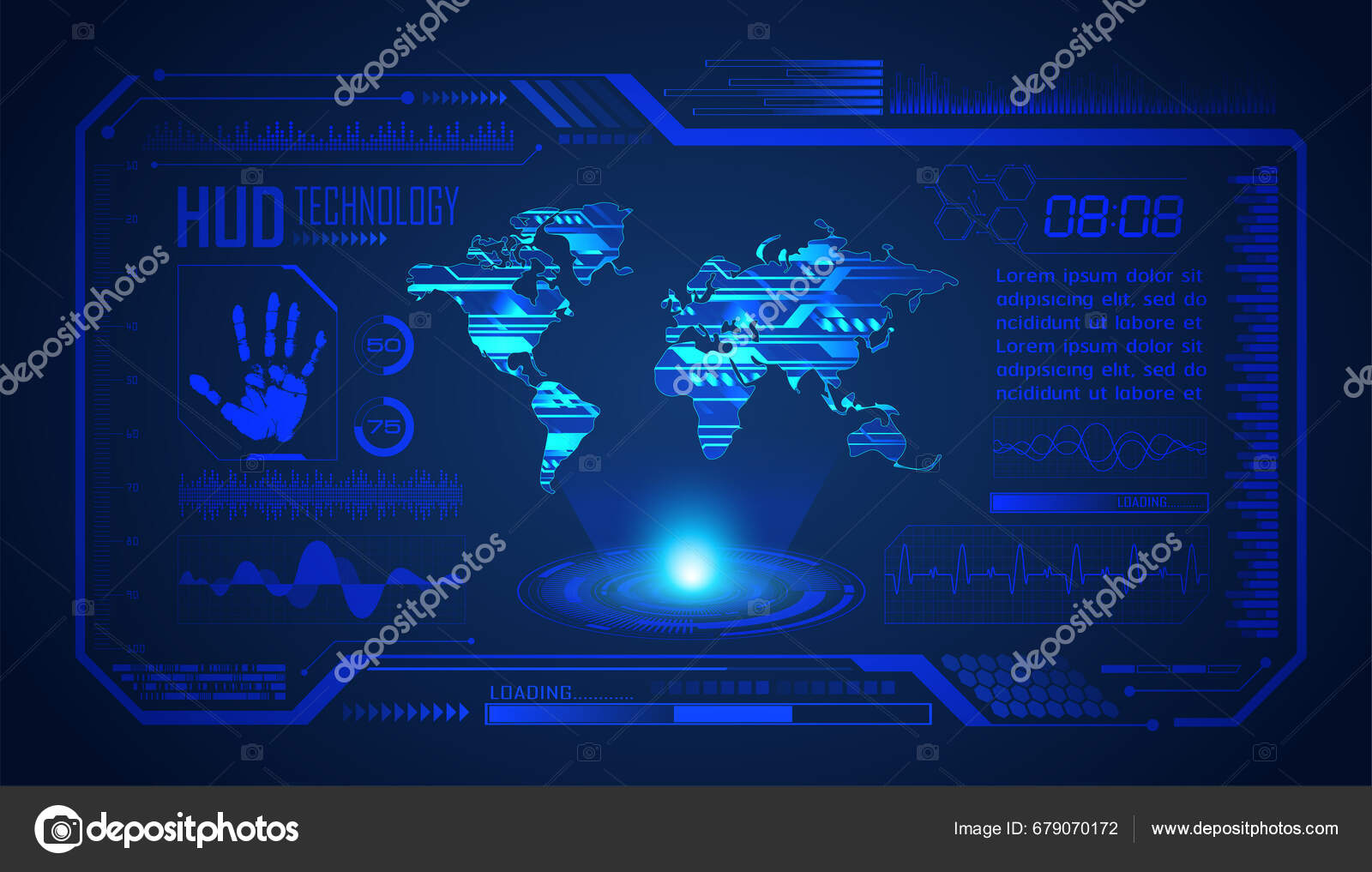 Cyber Security Future Technology Concept Background Stock Vector by ...