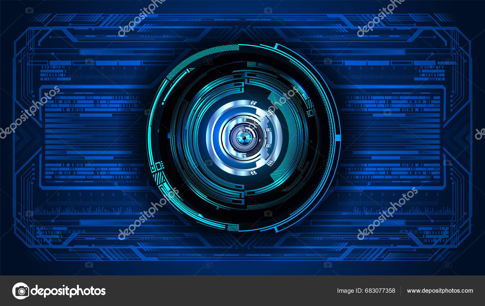 Teknologi Futuristik Desain Latar Belakang Dengan Elemen Heksagonal Dan ...