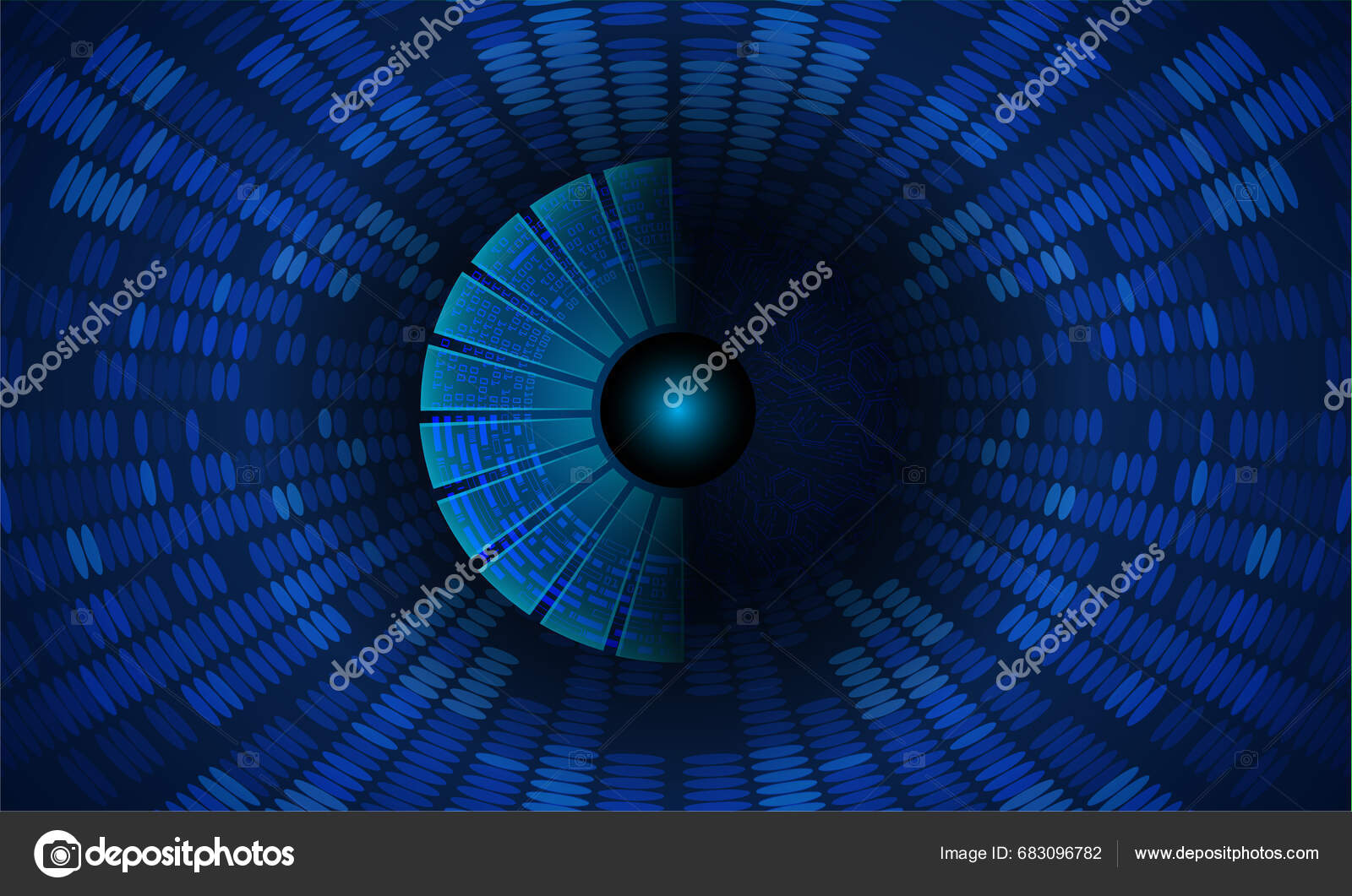 Digital Cyber Technology Concept Background Stock Vector by ©titima157 ...
