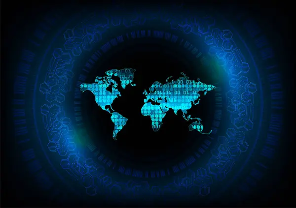 Abstract Futuristic Background World Map Stock Vector by ©titima157@gmail.com 684716166