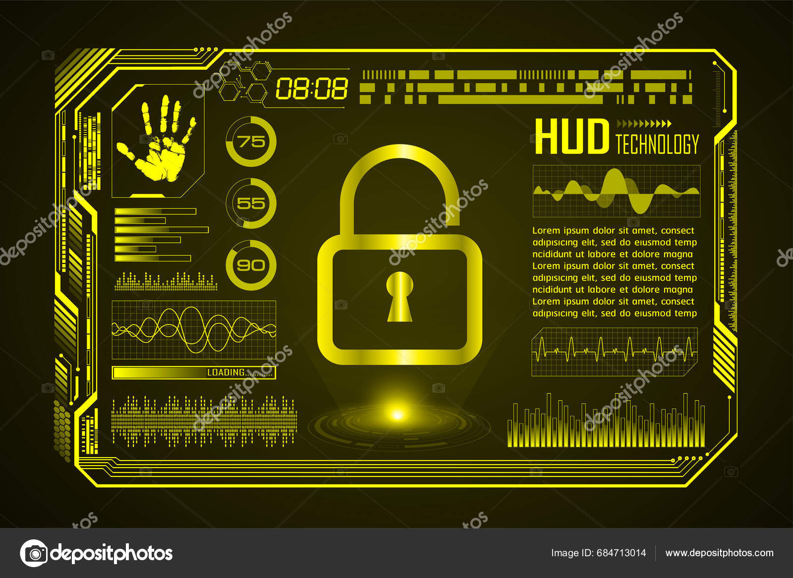 Cyber Security Concept Abstract Futuristic Background Vector Stock Vector By ©titima157gmail