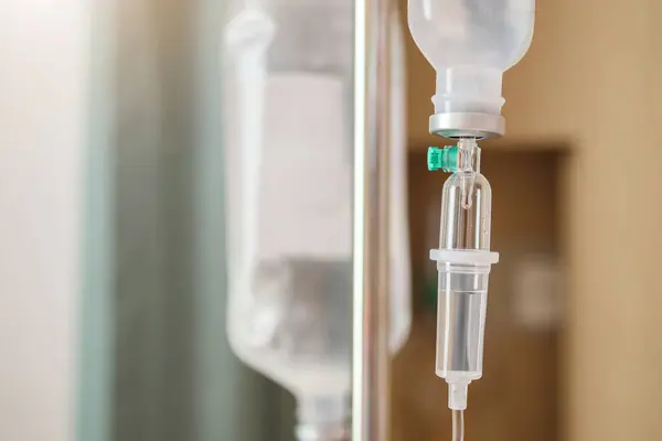 Close Medical Intravenous Drip Hospital Background — Stock Photo ... Close Medical Intravenous Drip Hospital Background — Stock Photo ...