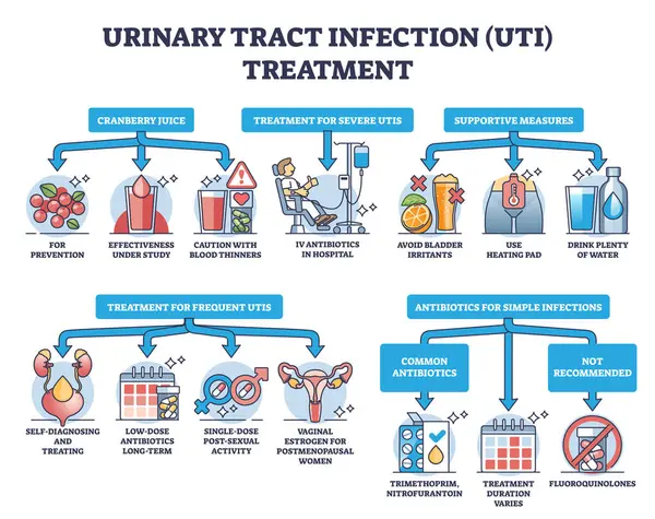 Infección del tracto urinario o tratamiento de ITU para la enfermedad ...