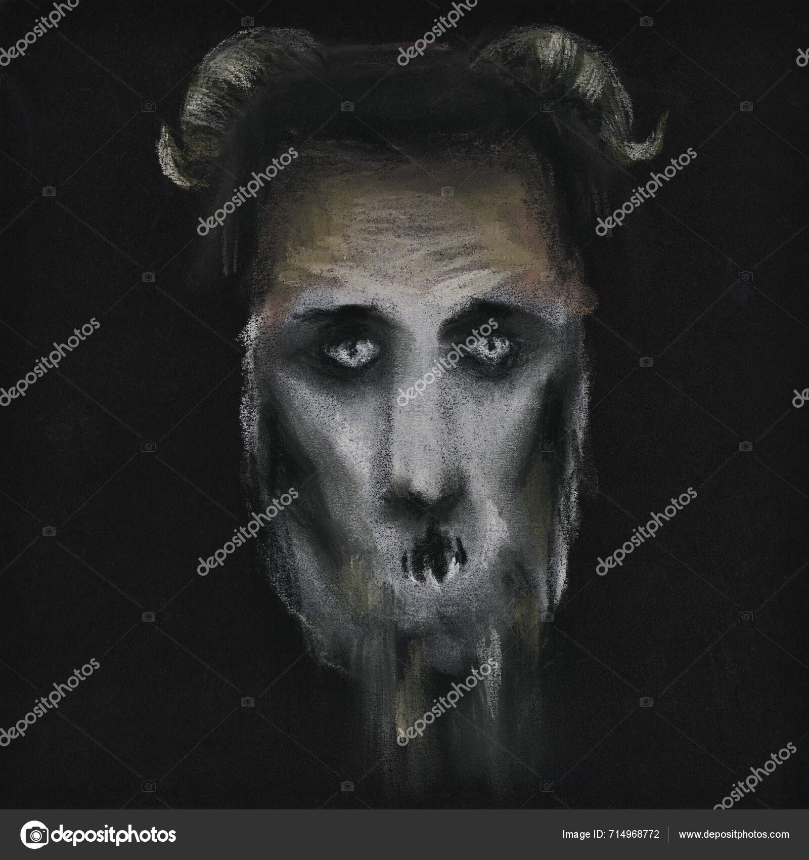 Halloween Dark Gothic Art Drawing Halloween Spirit Black Creepy Cute ...