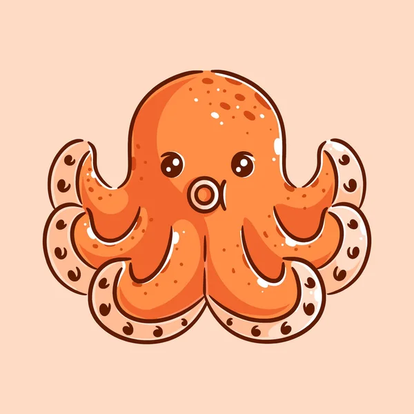 Cute Octopus Drawing