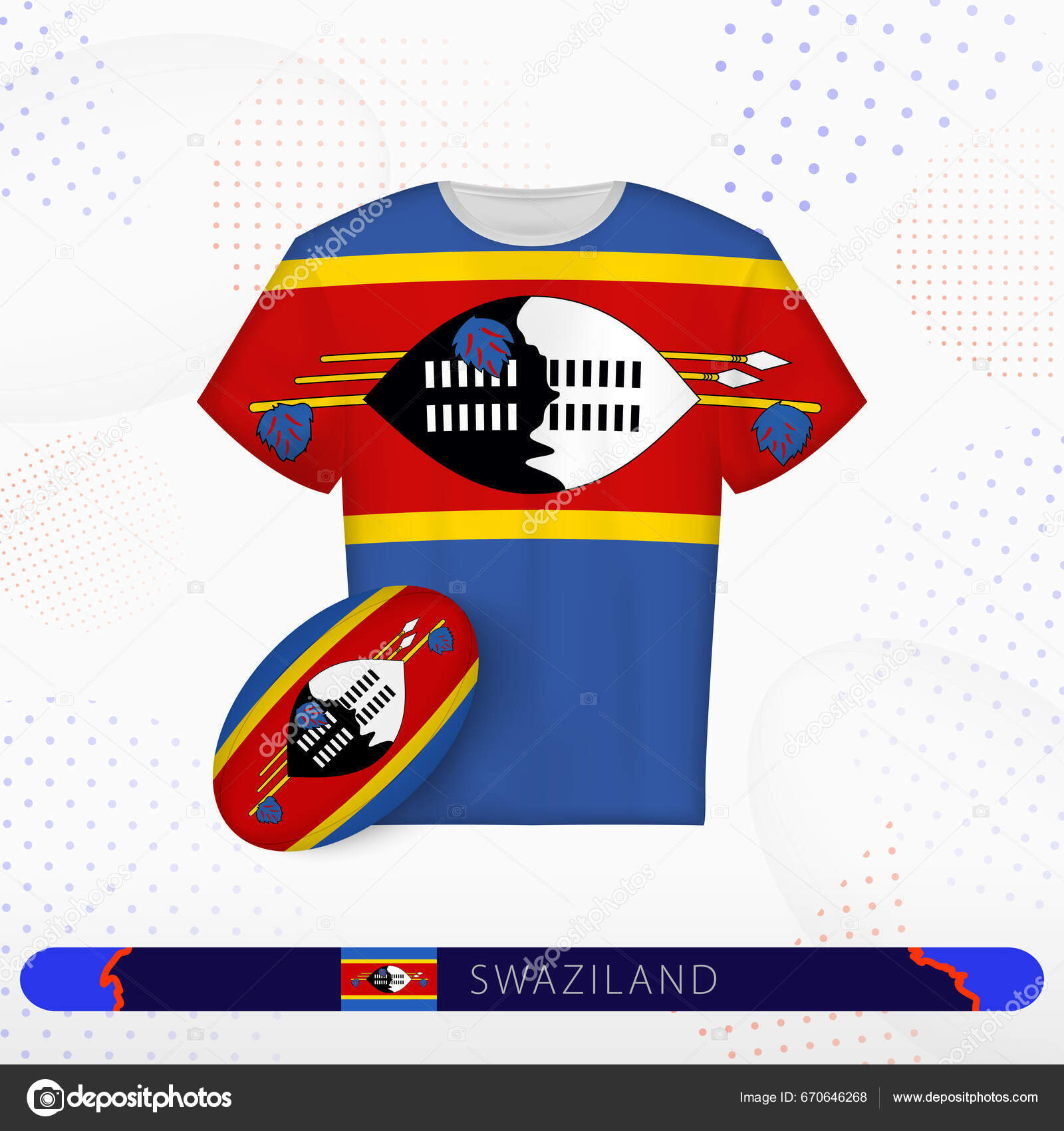 Swaziland Rugby Jersey Rugby Ball Swaziland Abstract Sport Background ...