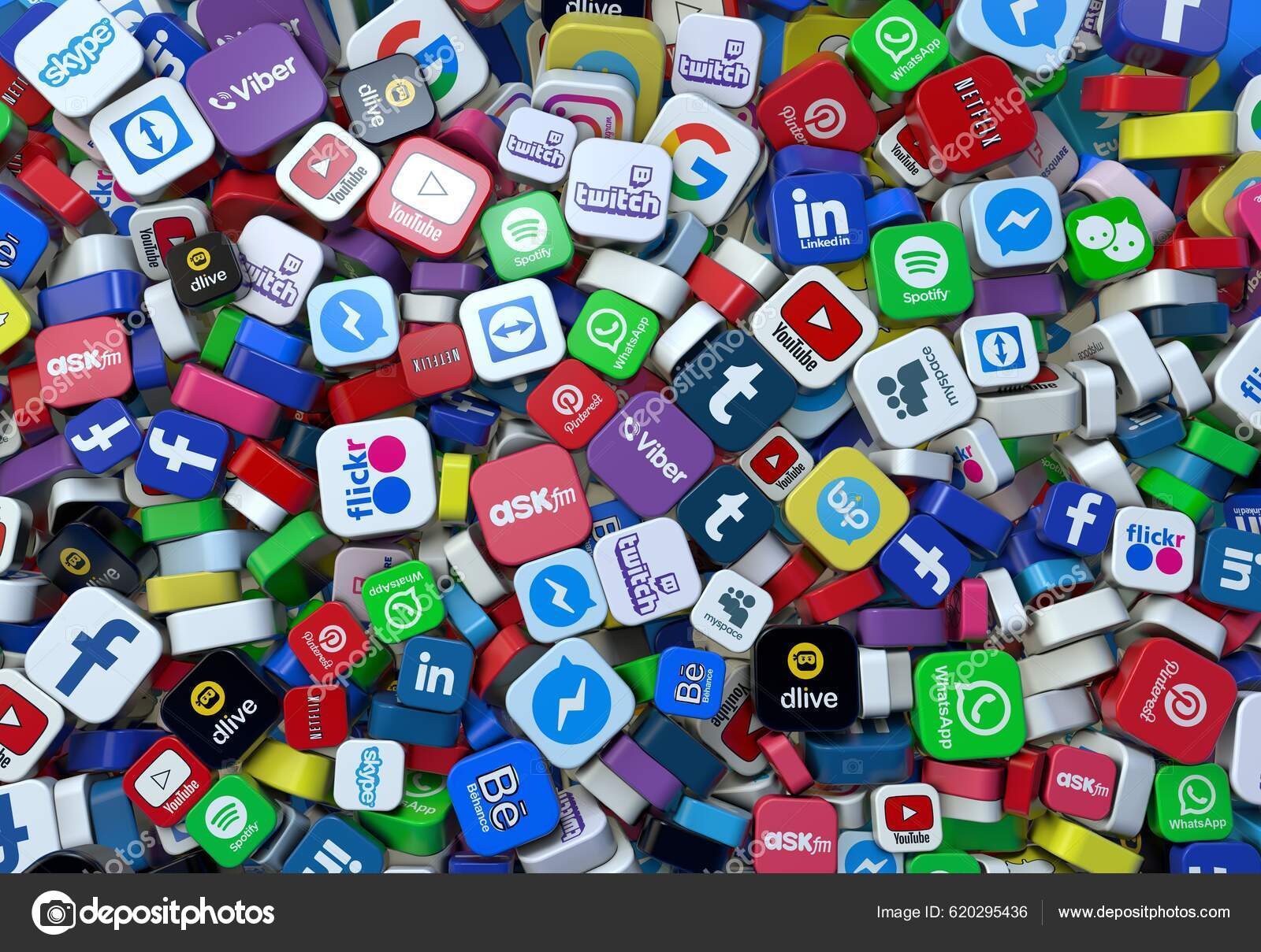 Social Media Social Media Background Design – Stock Editorial Photo ...