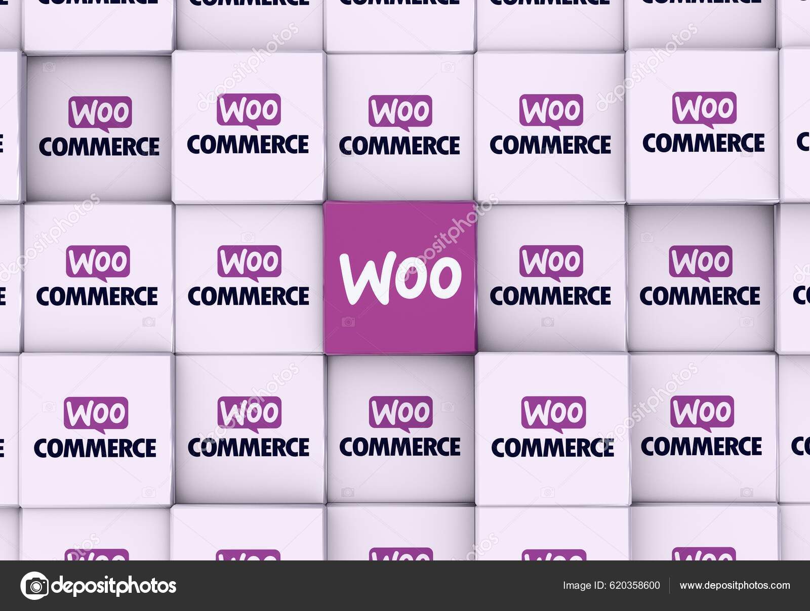 Woocommerce Social Media Background Design — Stock Editorial Photo ...