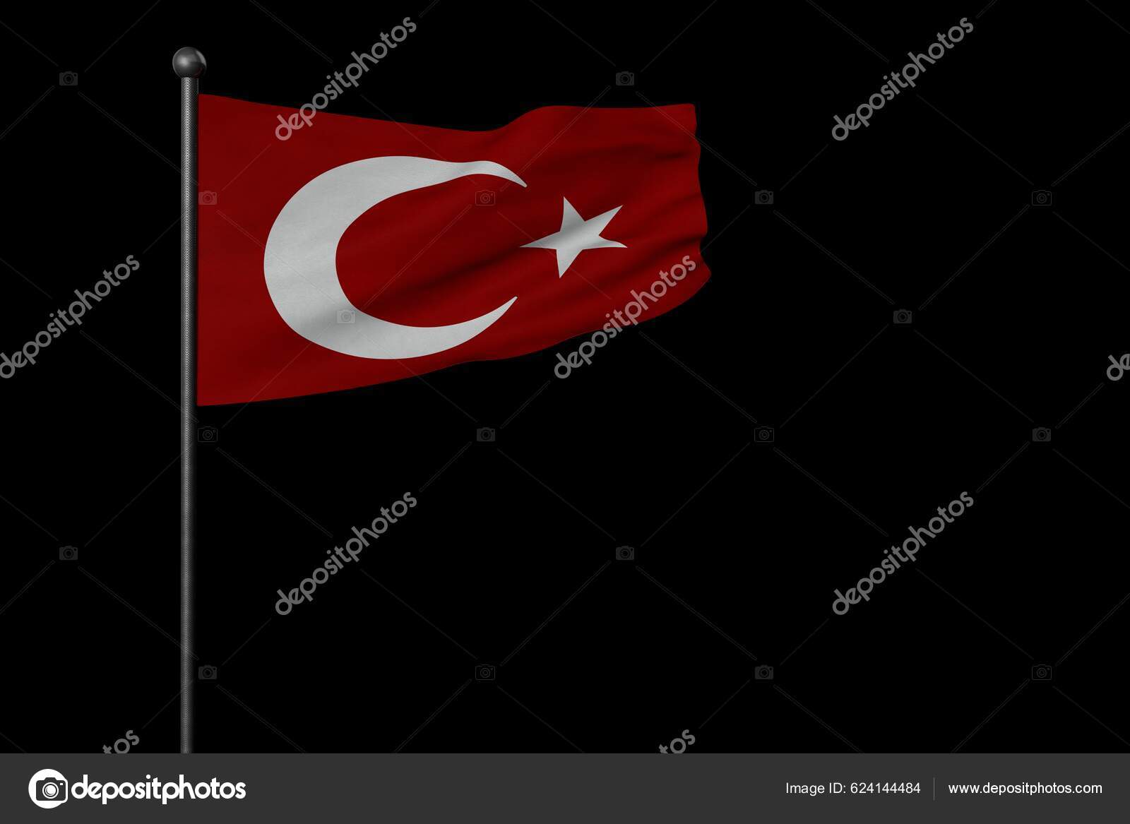 Turkish Flag Turkey Turkey Background Design — Stock Photo © bilalulker ...
