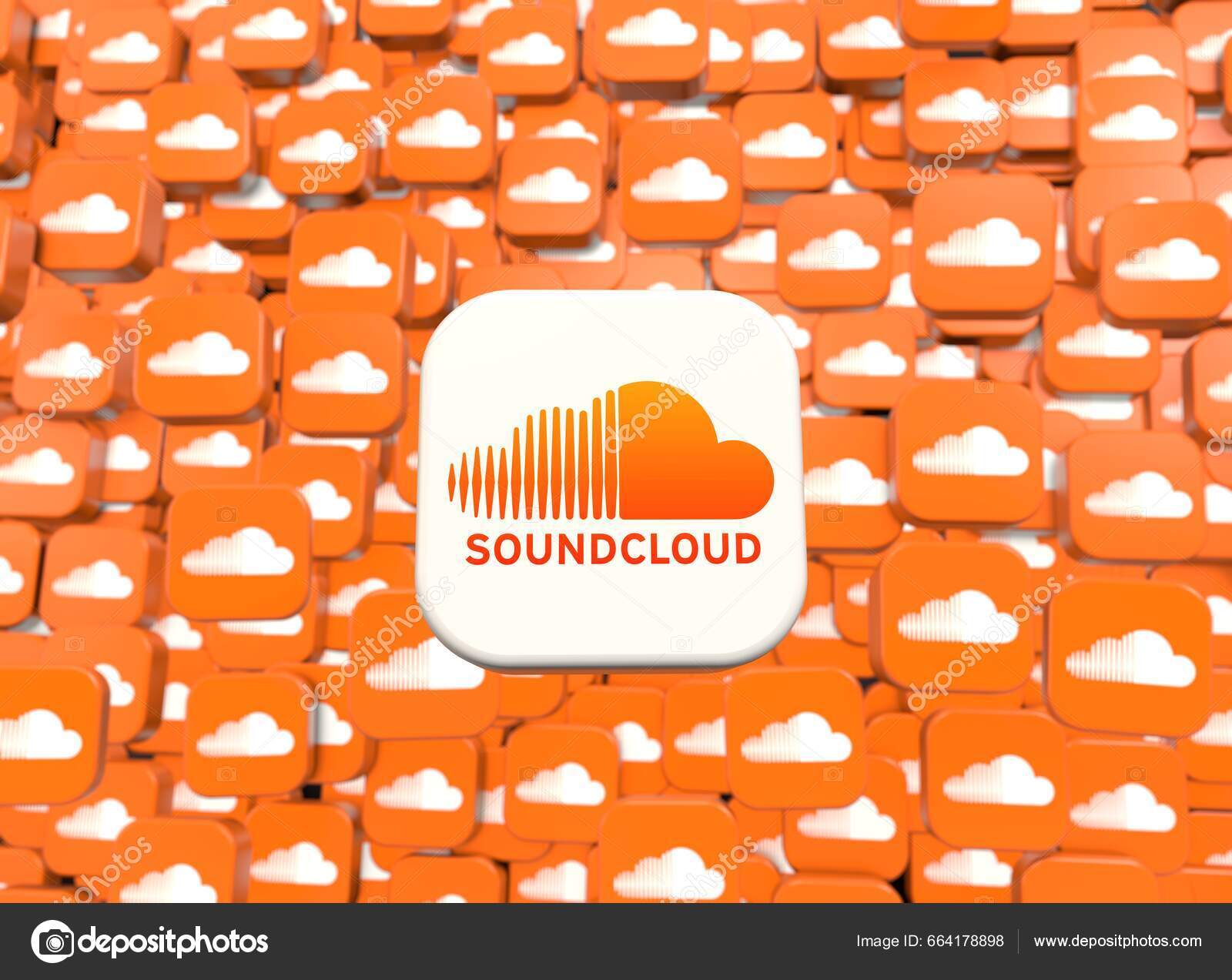 Soundcloud Soundcloud Logo Social Media Visual Design — Stock Editorial ...