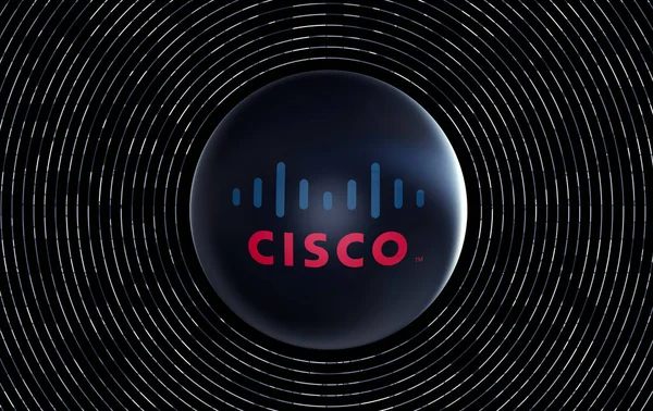 Cisco Social Media Logók Visual Presentation Háttértervezés — Stock ...