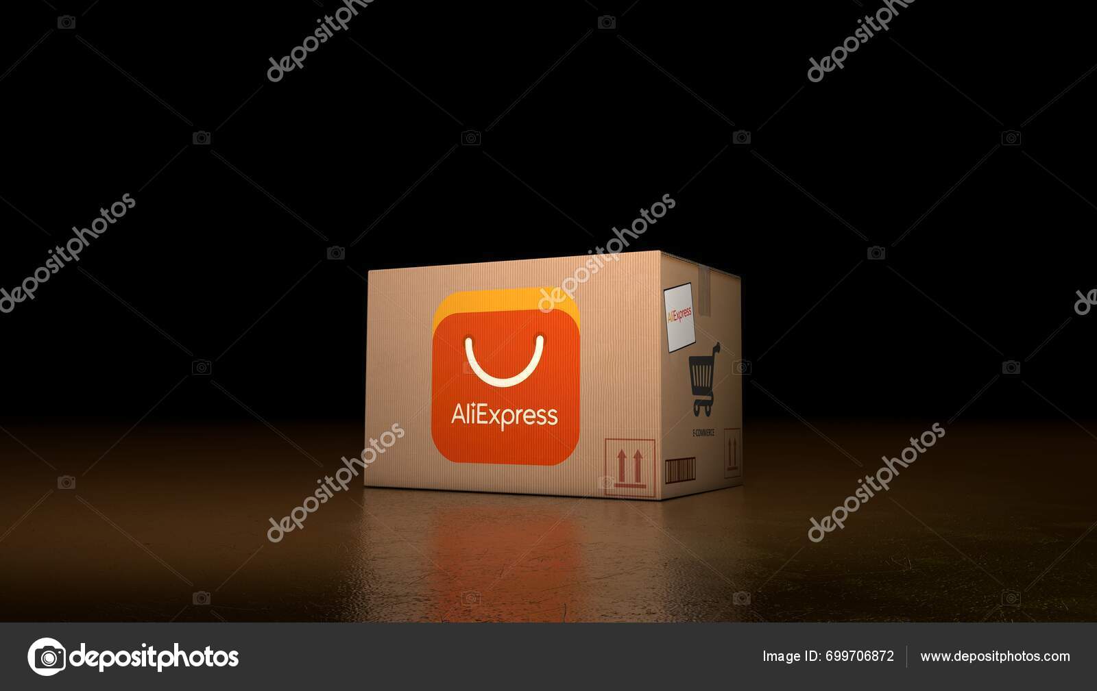 Aliexpress Commerce Visual Design Social Media Images Rendering — Stock ...