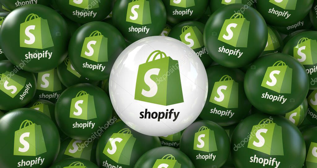 Shopify Social Media Logo Visual Presentation Visual Design Febbraio ...