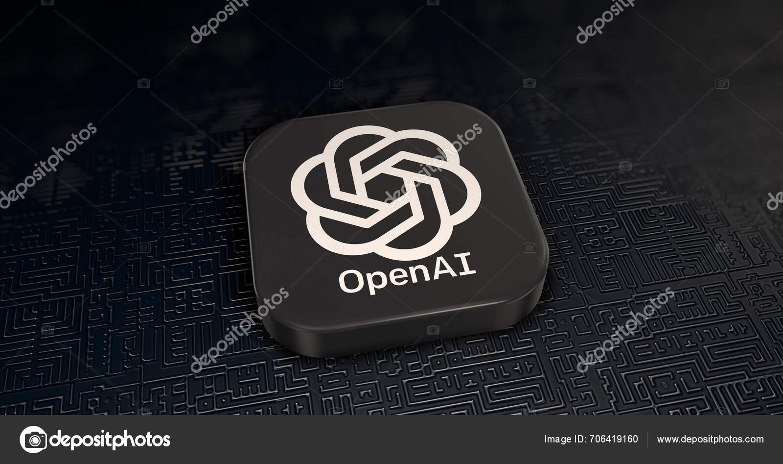 Openai Logo Artificial Intelligence Platform Rendering — Stock Editorial Photo © bilalulker ...
