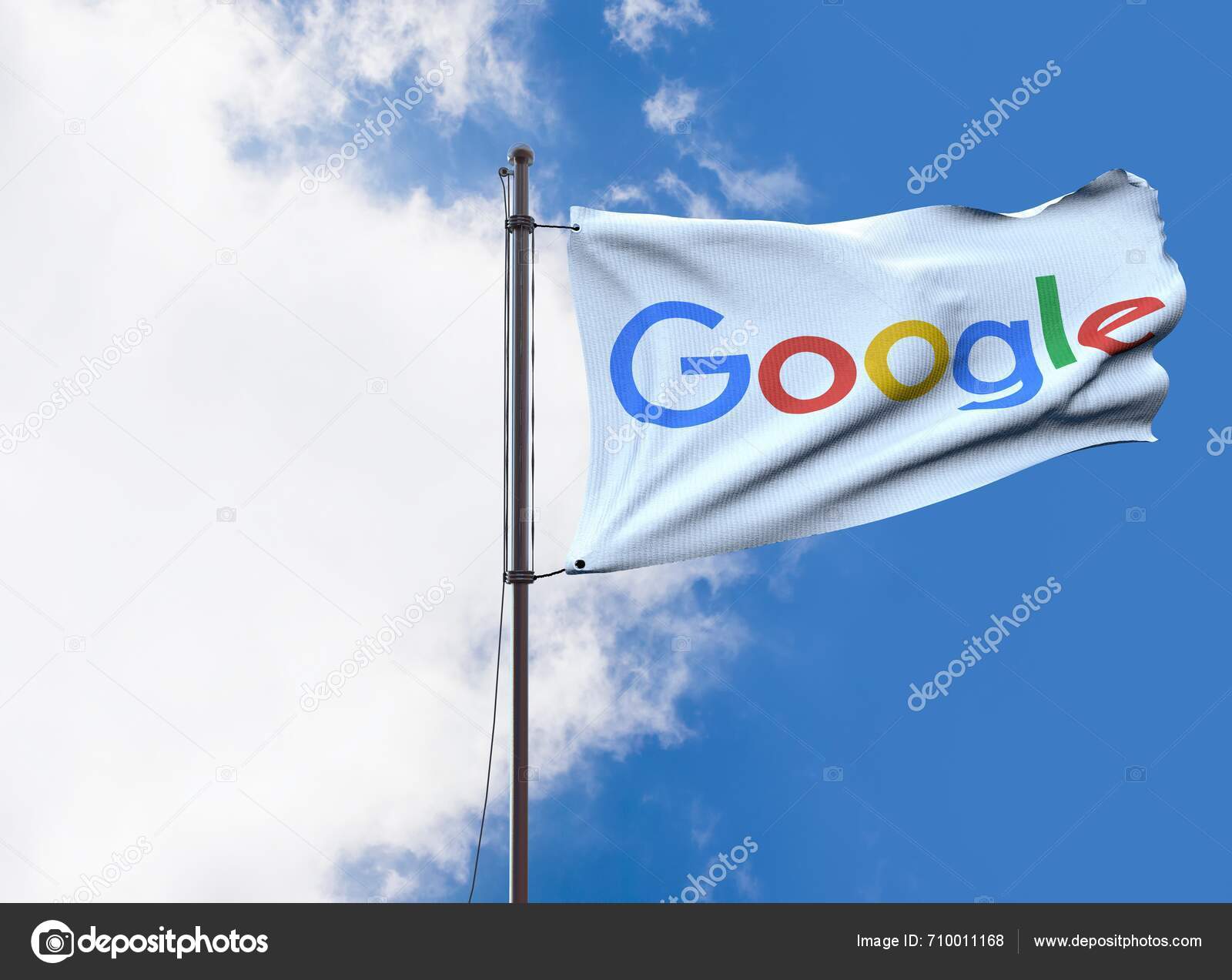 Google Flag Google Flag Logo Design Visual Presentation — Stock ...