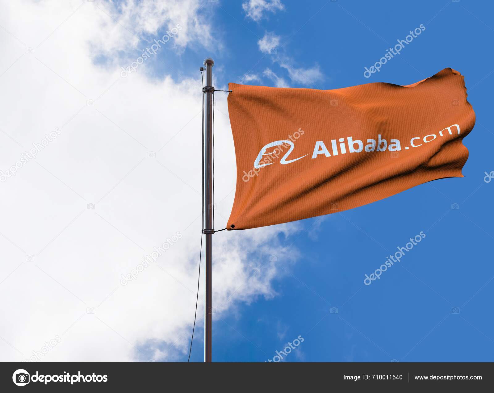 Alibaba Logos Apresentação Visual Projeto Fundo — Foto editorial ...