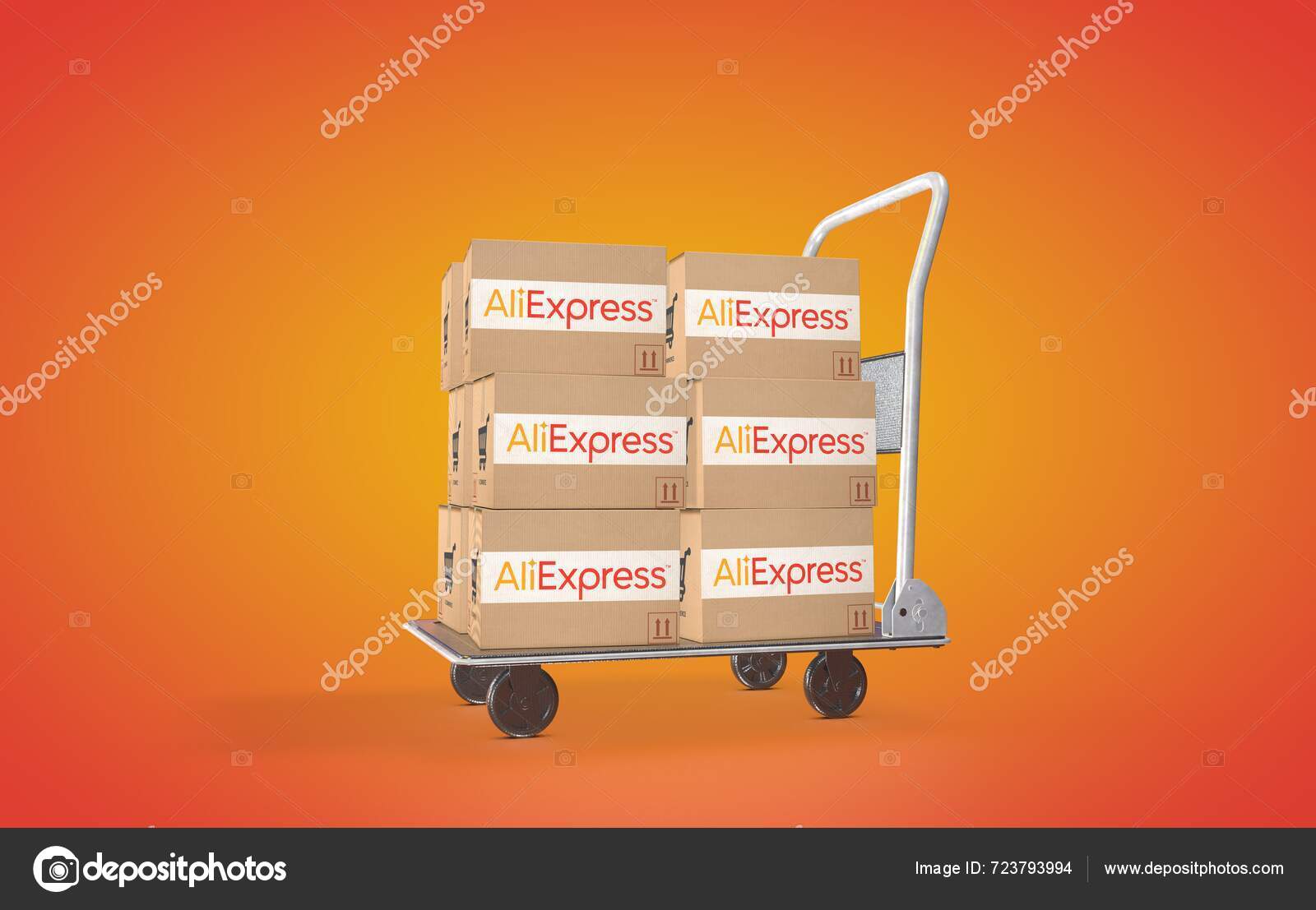 Aliexpress Social Media Concept Commerce Platforms Visual Design ...
