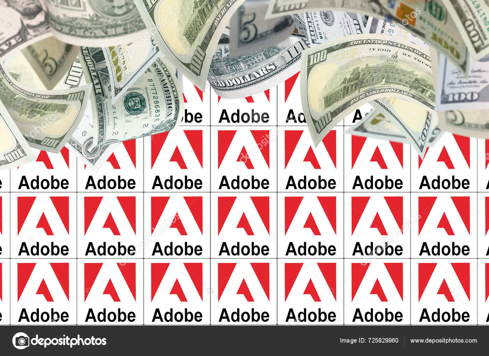 Adobe Adobe Services Logo Visual Presentation Social Media Background ...