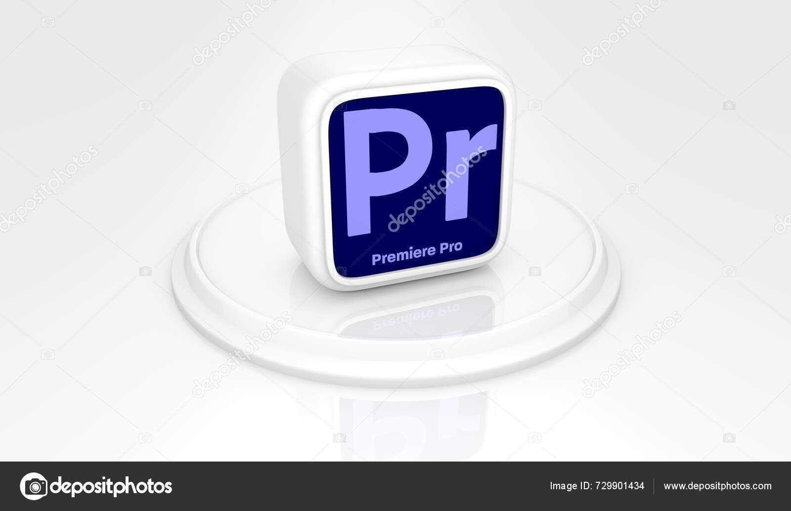 Adobe Premiere Pro Social Media Logos Visual Presentation Design ...
