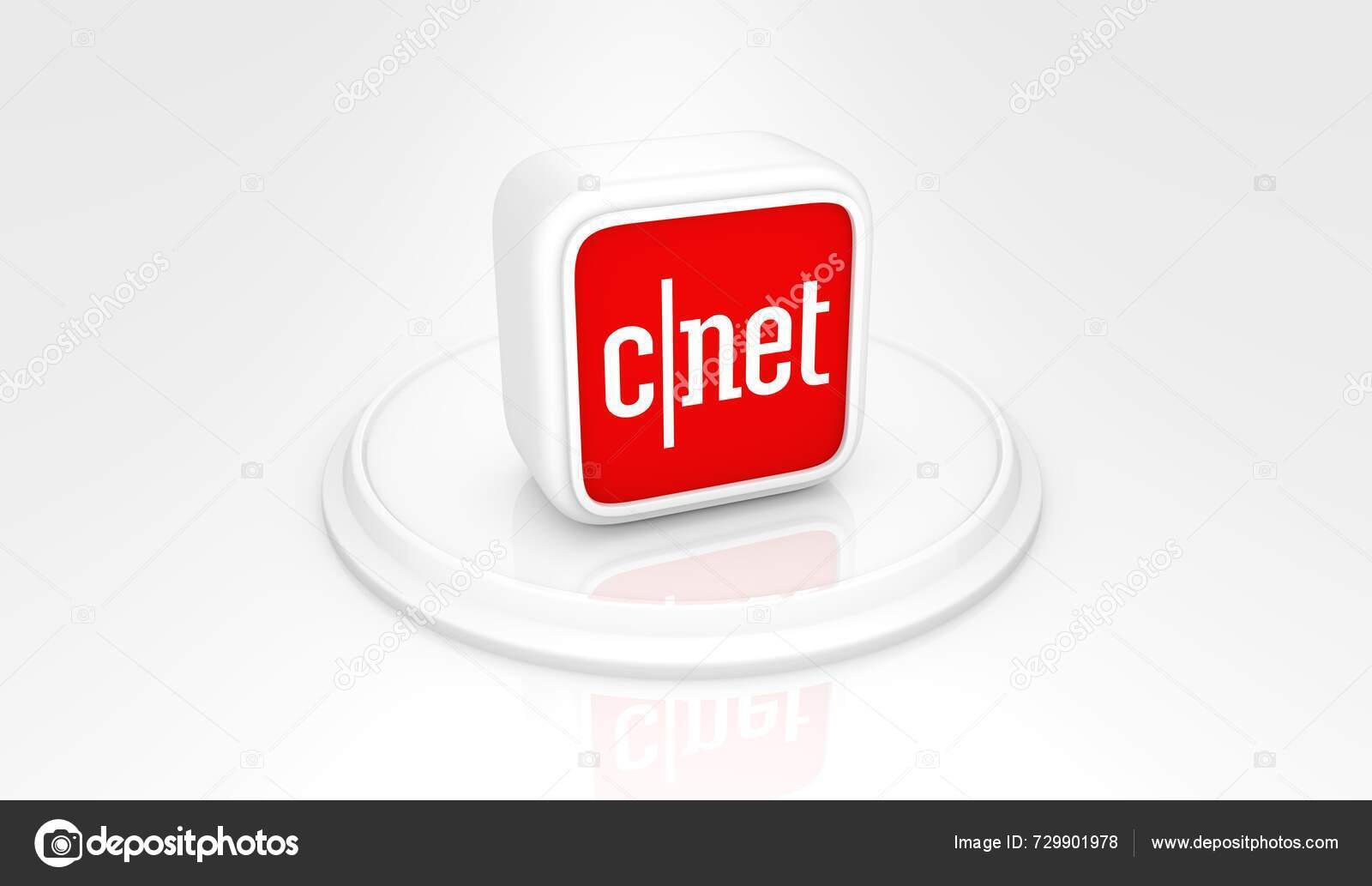 Cnet Social Media Logos Visual Presentation Design — Stock Editorial Photo © bilalulker #729901978