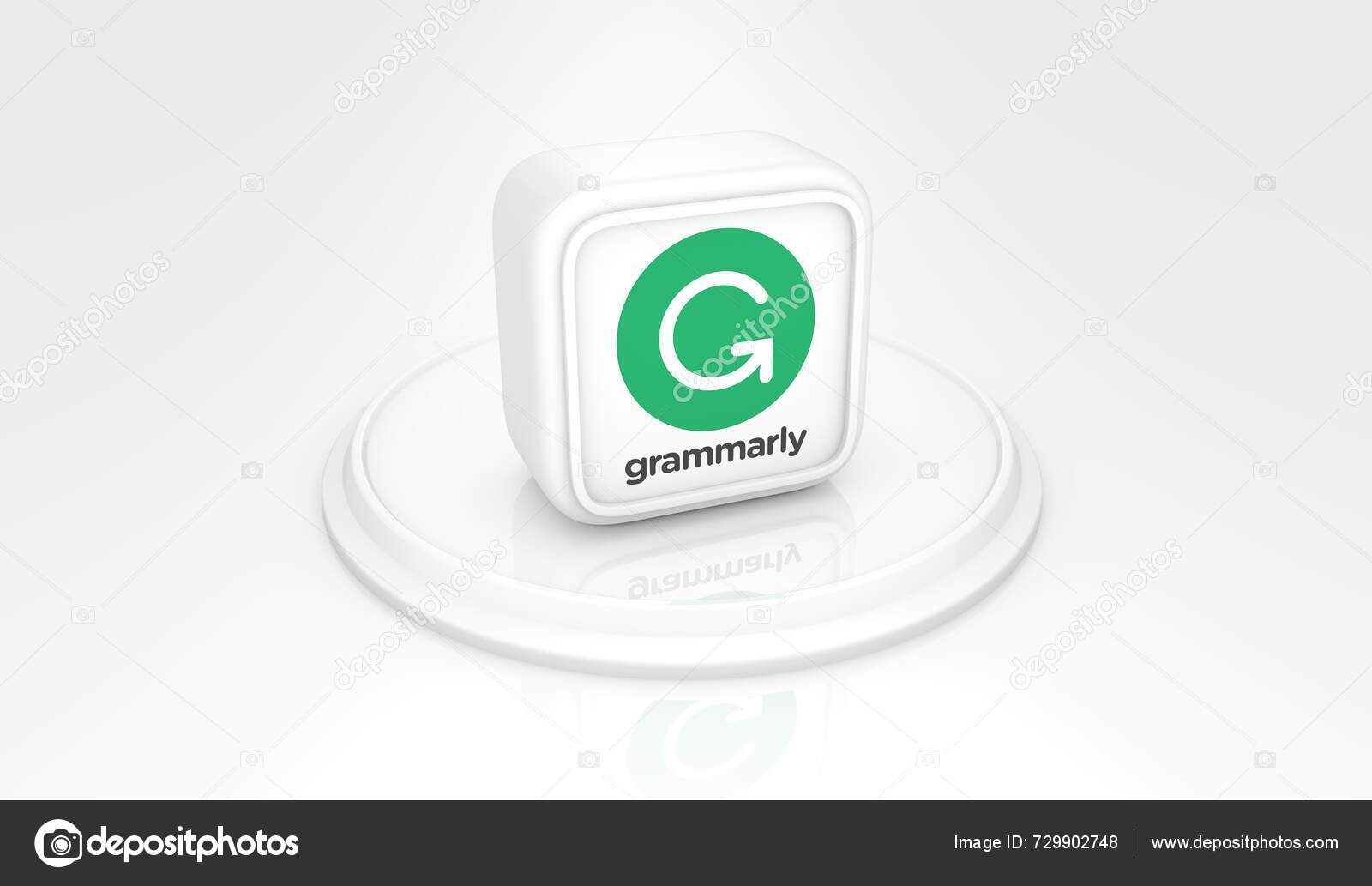 Grammarly Social Media Logos Visual Presentation Background Design ...