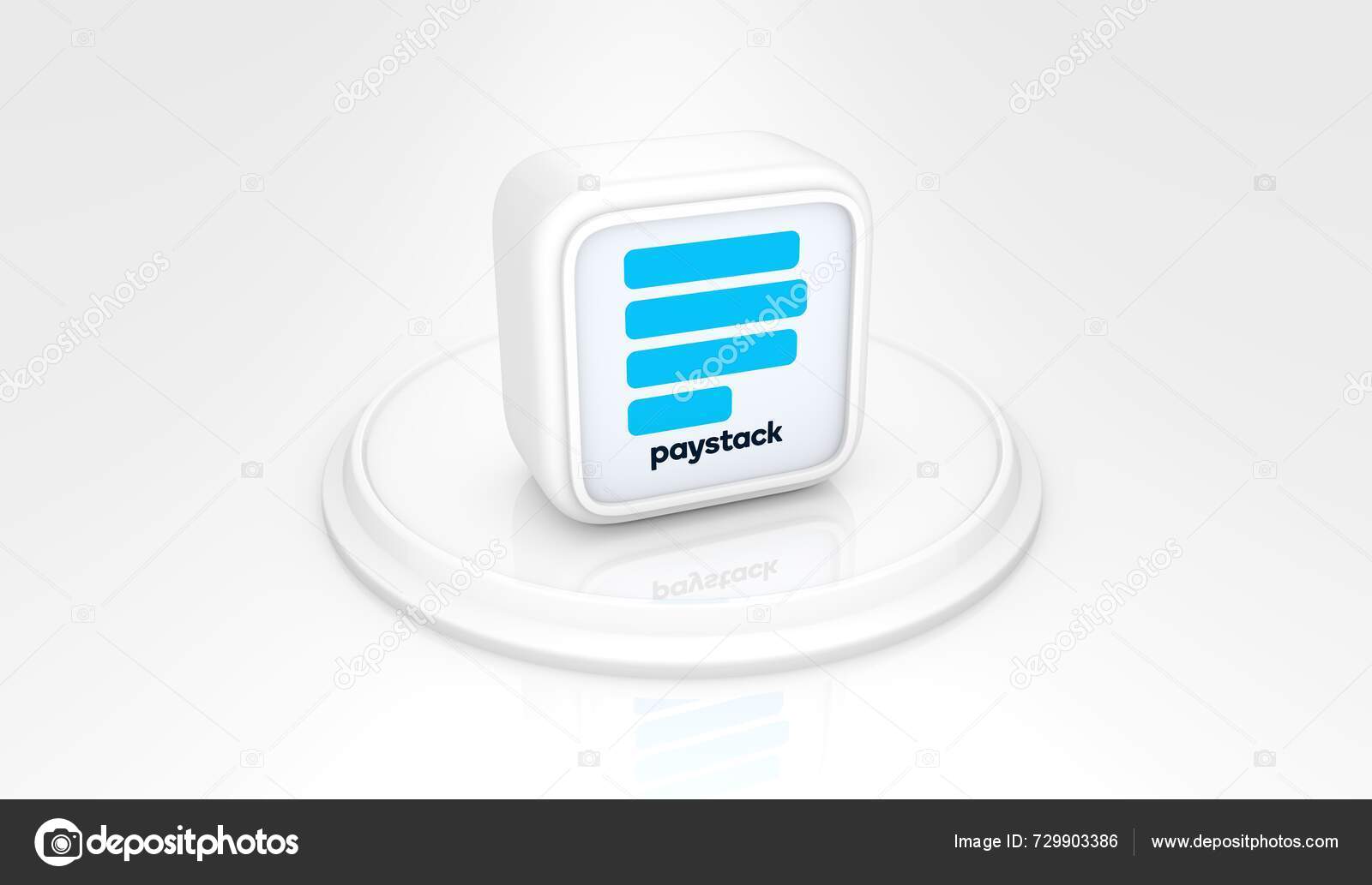 Paystack Social Media Logos Visual Presentation Design — Stock ...