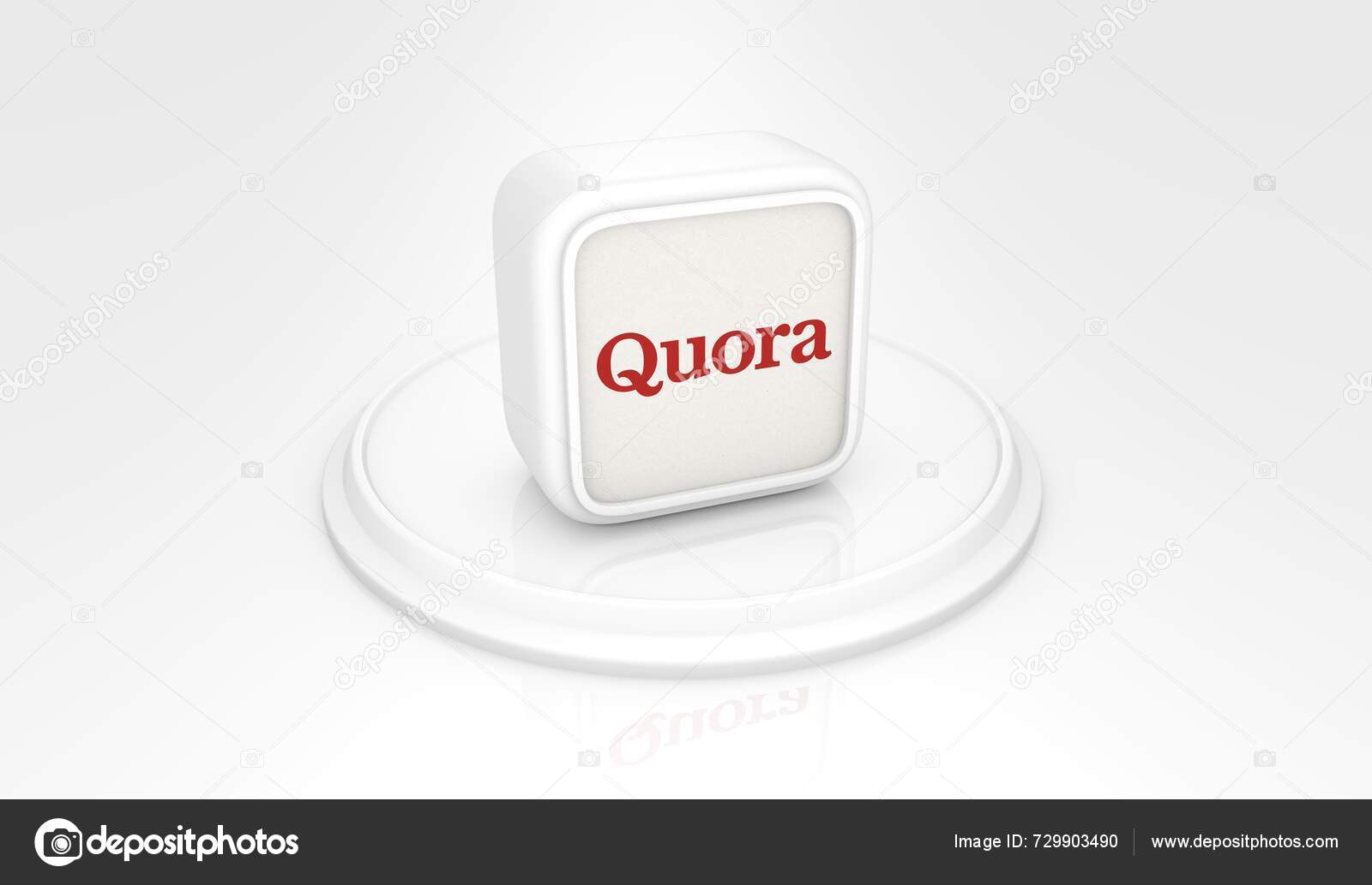 Quora Social Media Logos Visual Presentation Design — Stock Editorial ...
