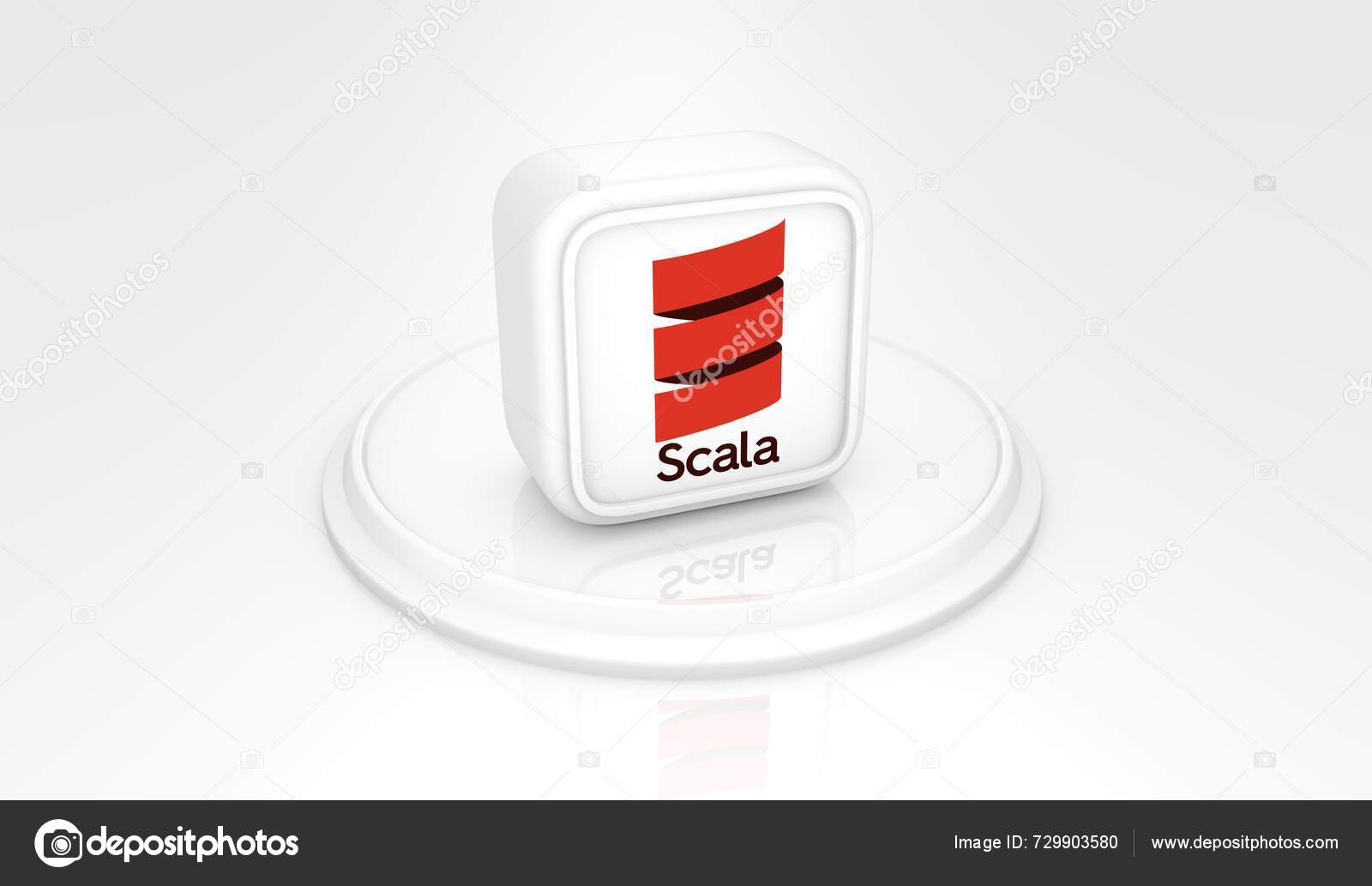 Scala Programming Language Social Media Logos Visual Presentation ...
