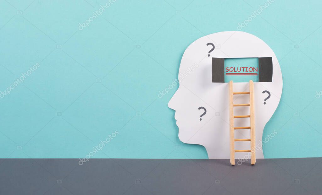 Mind full of question marks, open window to the brain to find solution ...