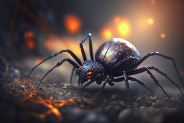 Black Widow Spider Wallpaper