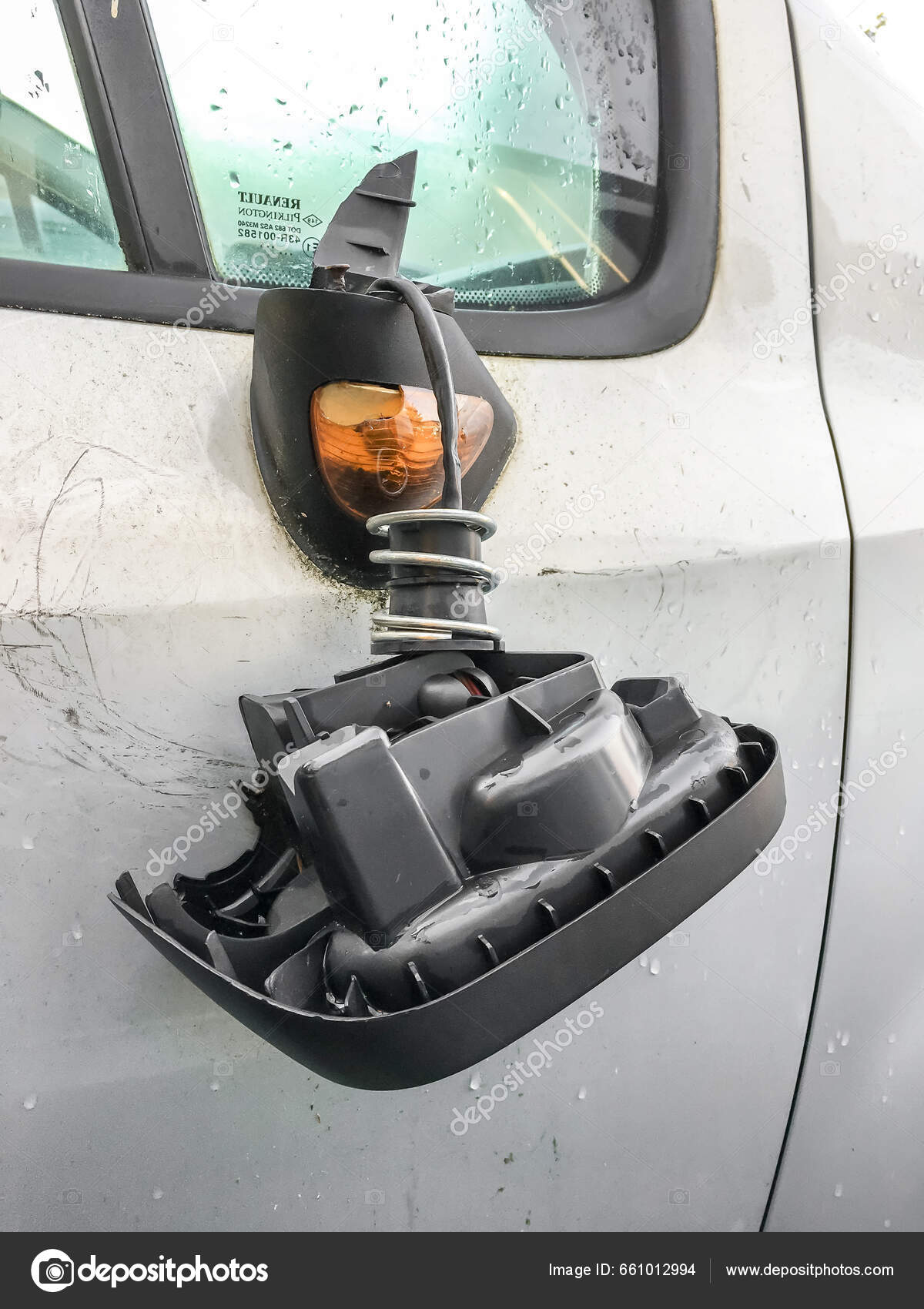 Damaged Car Mirrors