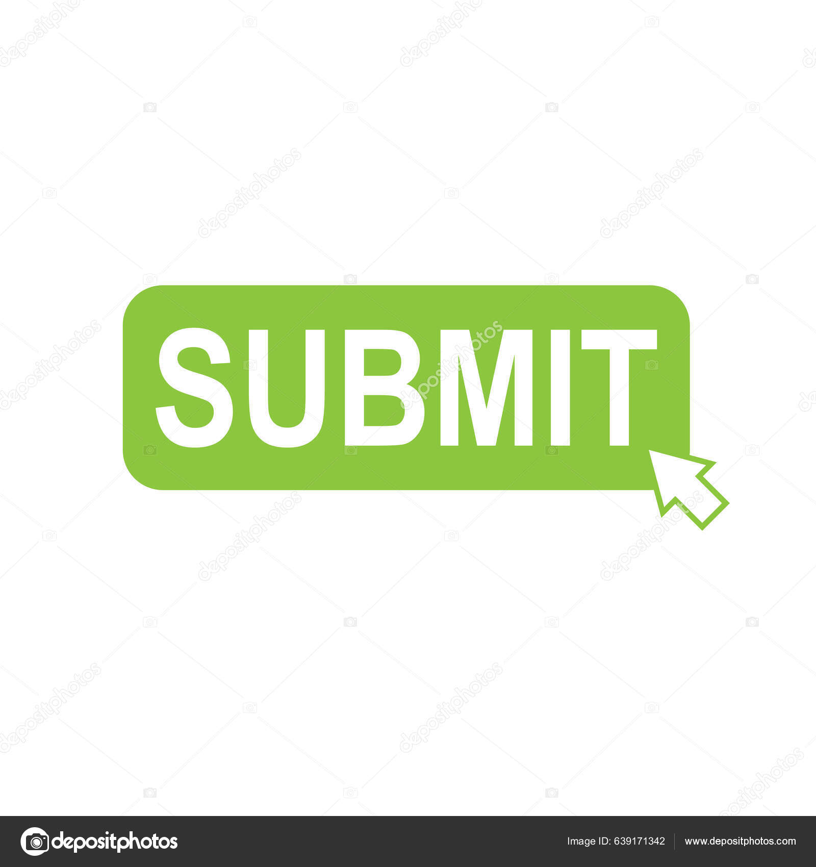 Submit Button Icon Vector Sign Symbol Banner Design Presentation Website Stock Vector by ...