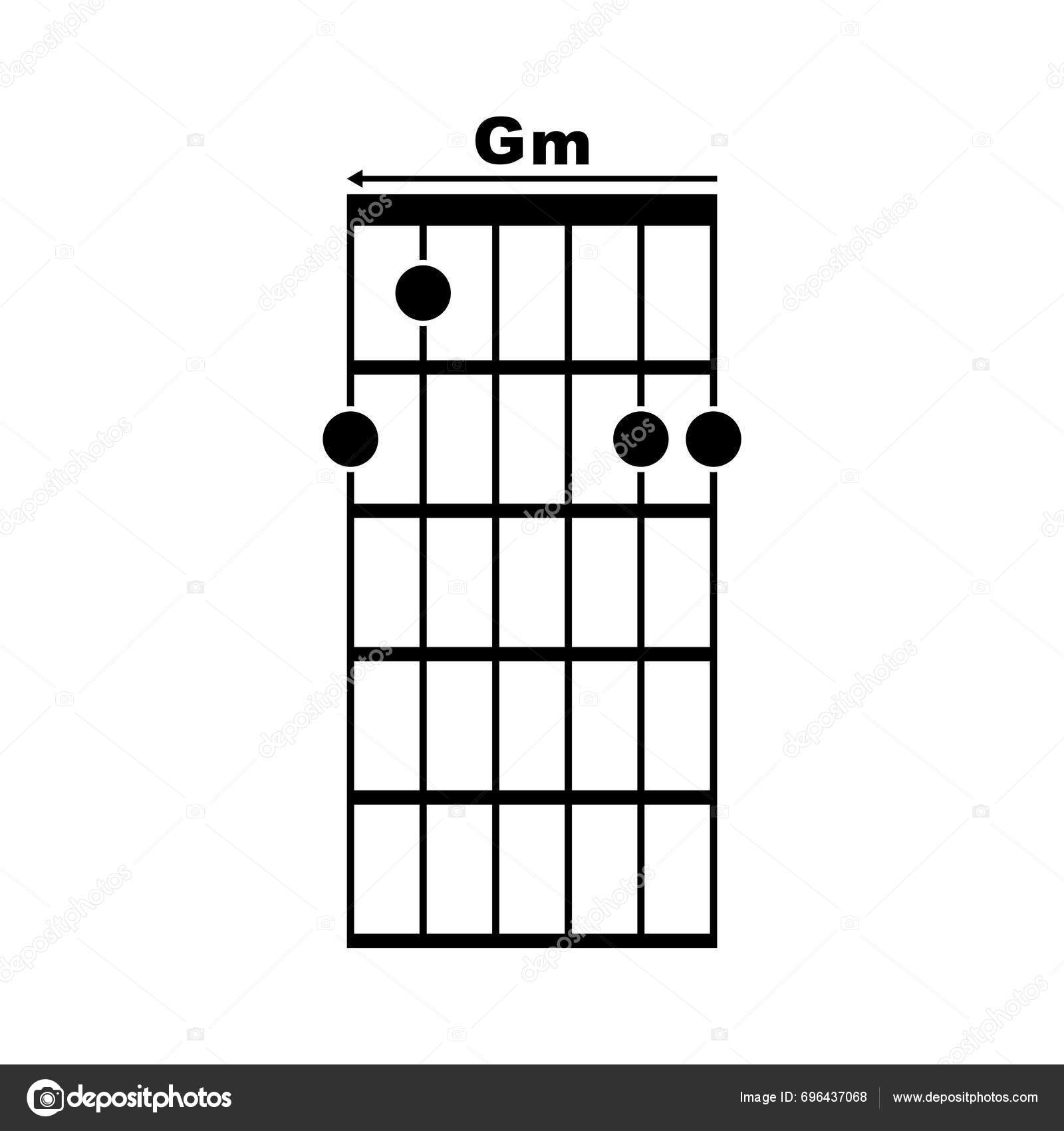 Guitar Chord Icon Basic Guitar Chord Vector Illustration Symbol Design ...