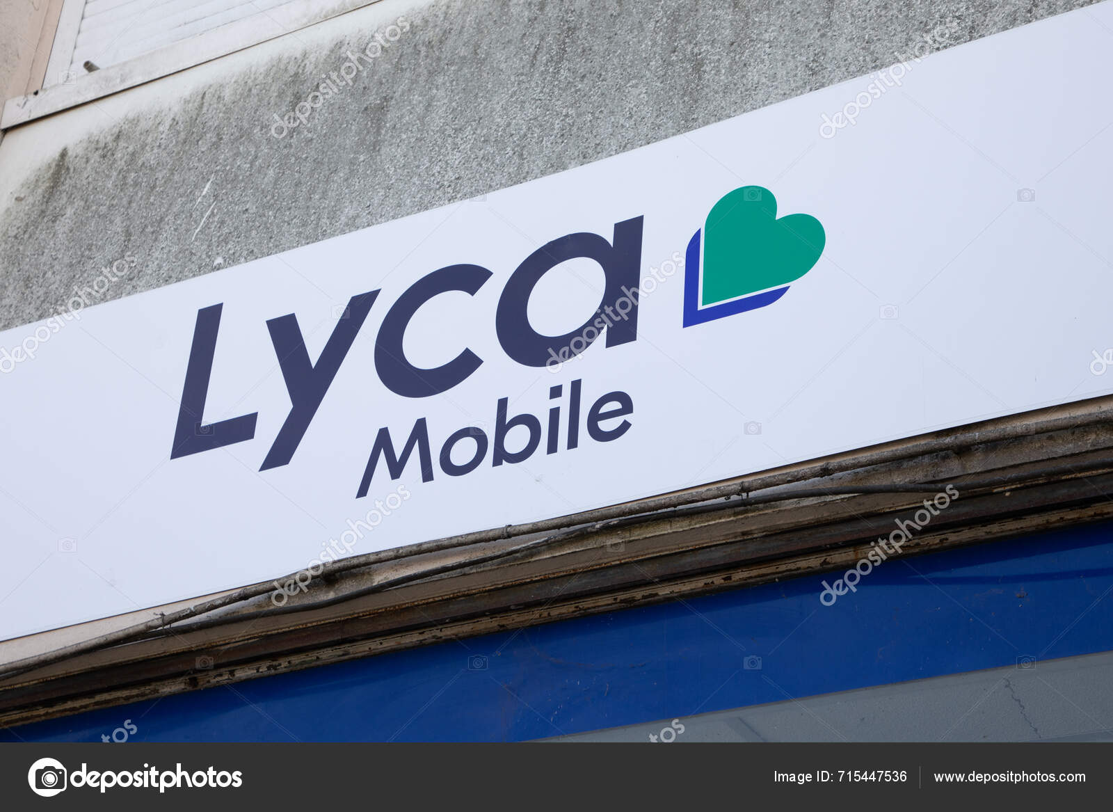 Burdeos Francia 2024 Lyca Móvil Logo Texto Marca Signo Fachada — Foto ...