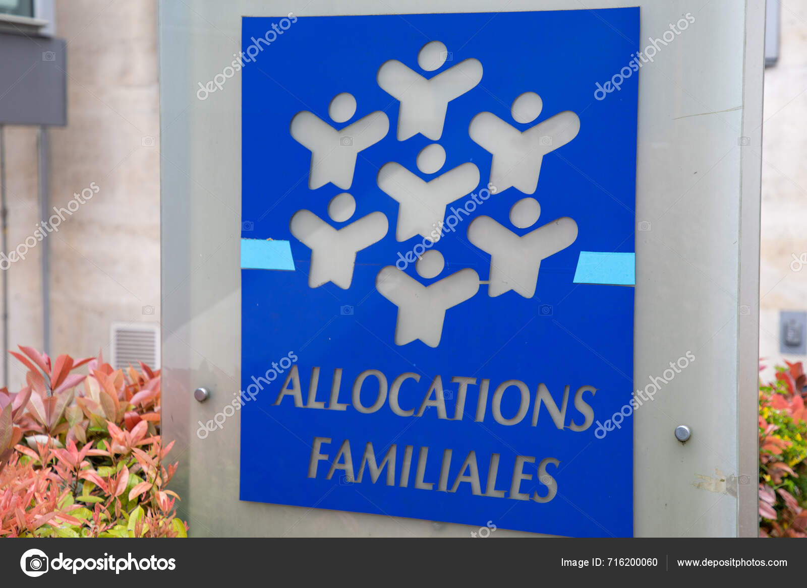 Bordeaux France 2024 Caf Caisse Allocations Familiales Logo Brand Text ...