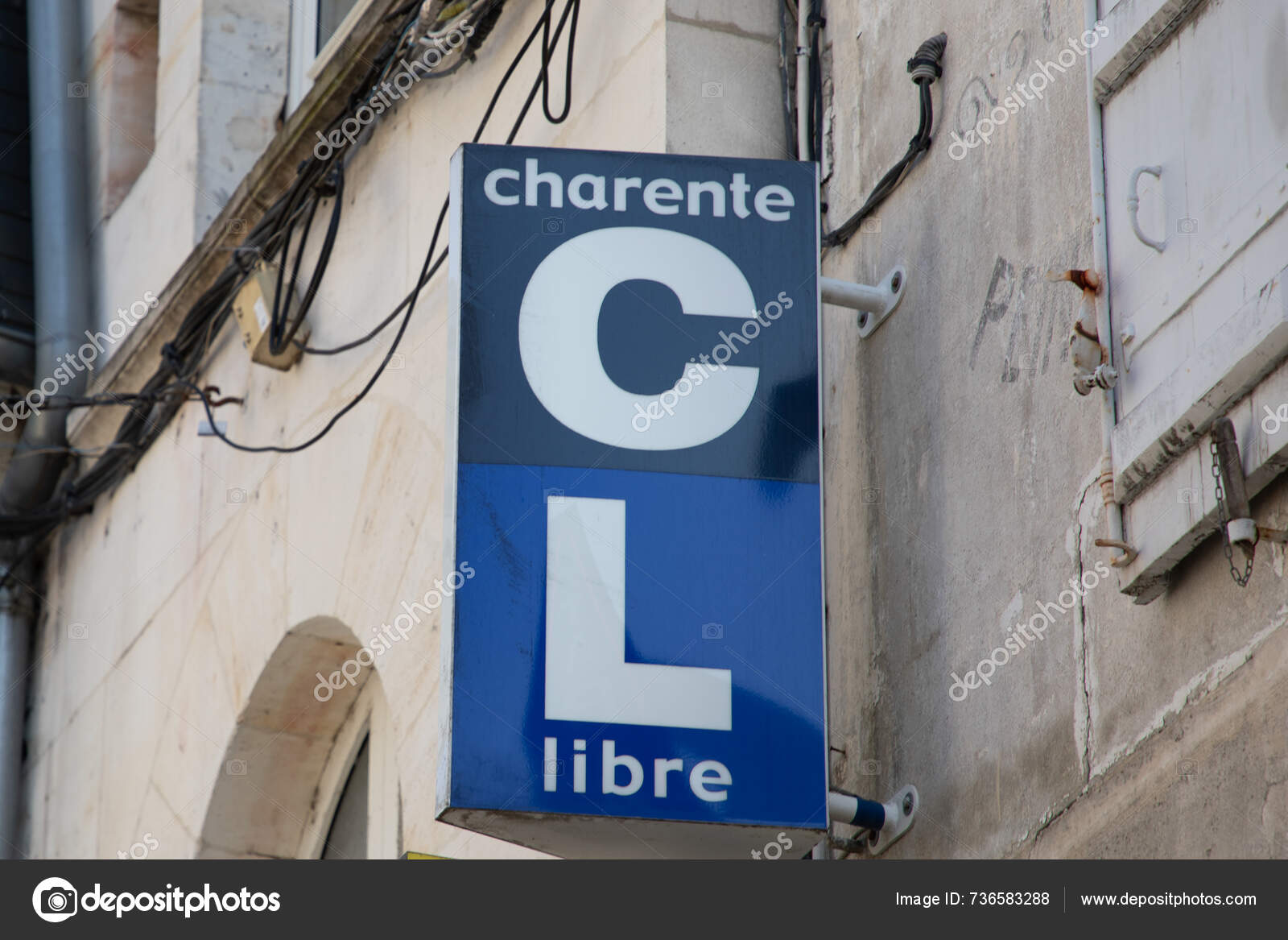Angouleme France 2024 Charente Libre Logo Sign Brand Text Facade ...