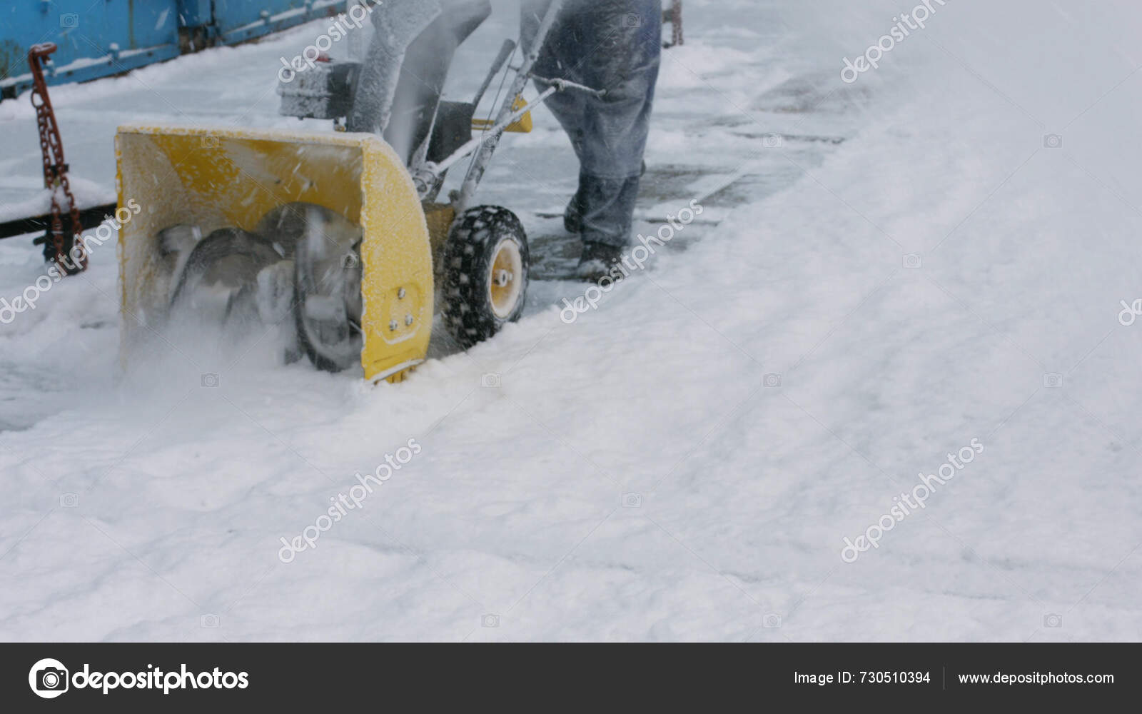 Janitor Cleans Snow Tractor Snow Removal Cleaning Streets Snow ... Janitor Cleans Snow Tractor Snow Removal Cleaning Streets Snow ...