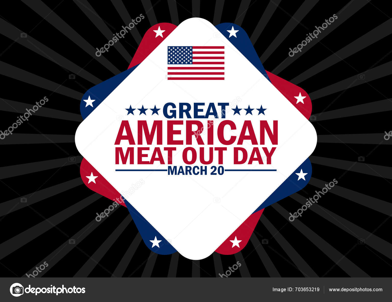 Great American Meat Out Day Wallpaper Typography March Great American ...