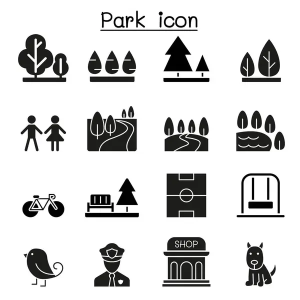 Park icon Vector Images | Depositphotos