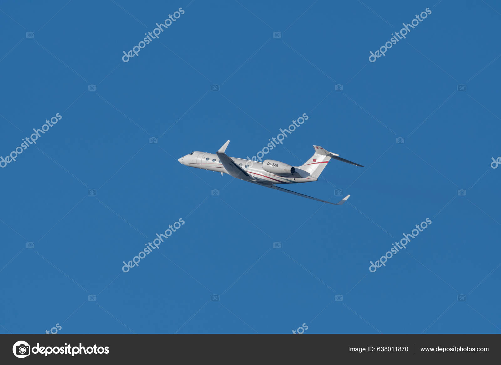 Zurich Switzerland January 2023 Gulfstream G550 Business Aircraft ...