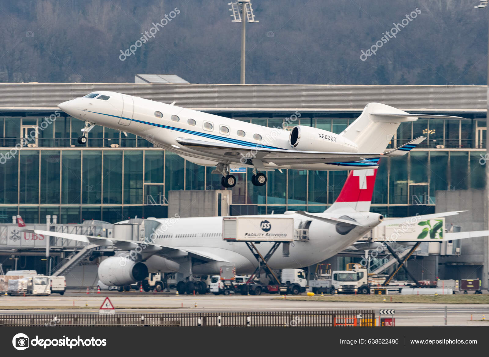 Zurich Switzerland January 2023 Gulfstream G600 Business Aircraft ...