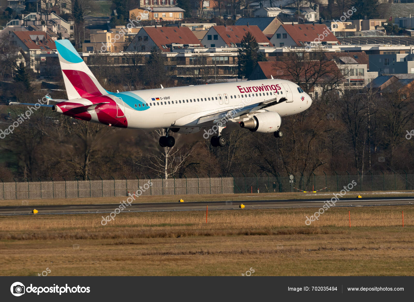 Zurich Switzerland January 2024 Abhf Eurowings Airbus A320 214 Aircraft ...