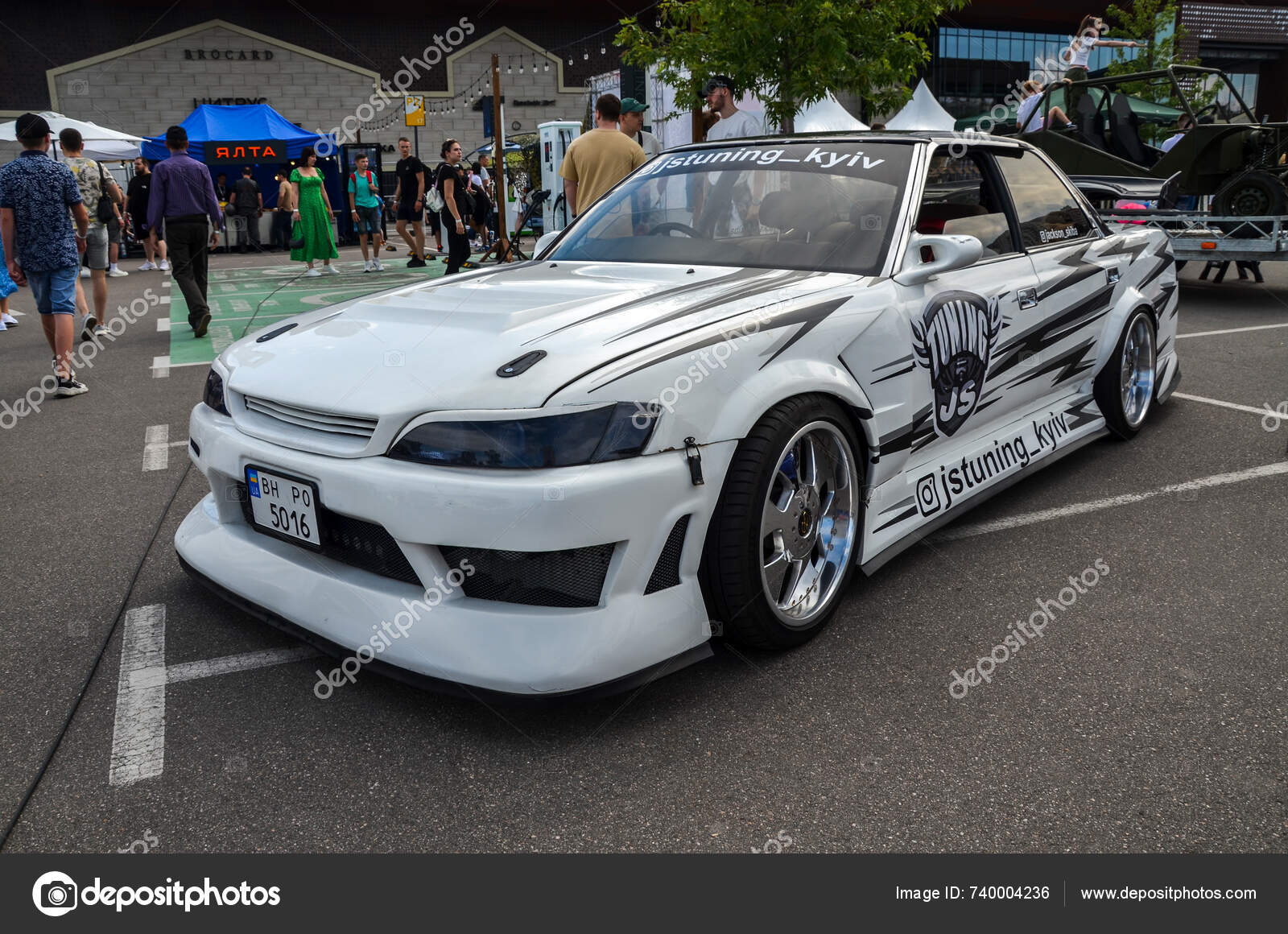 Tuning Toyota Mark Renowned Mid Size Sedan 1989 Known Its — Stock ...