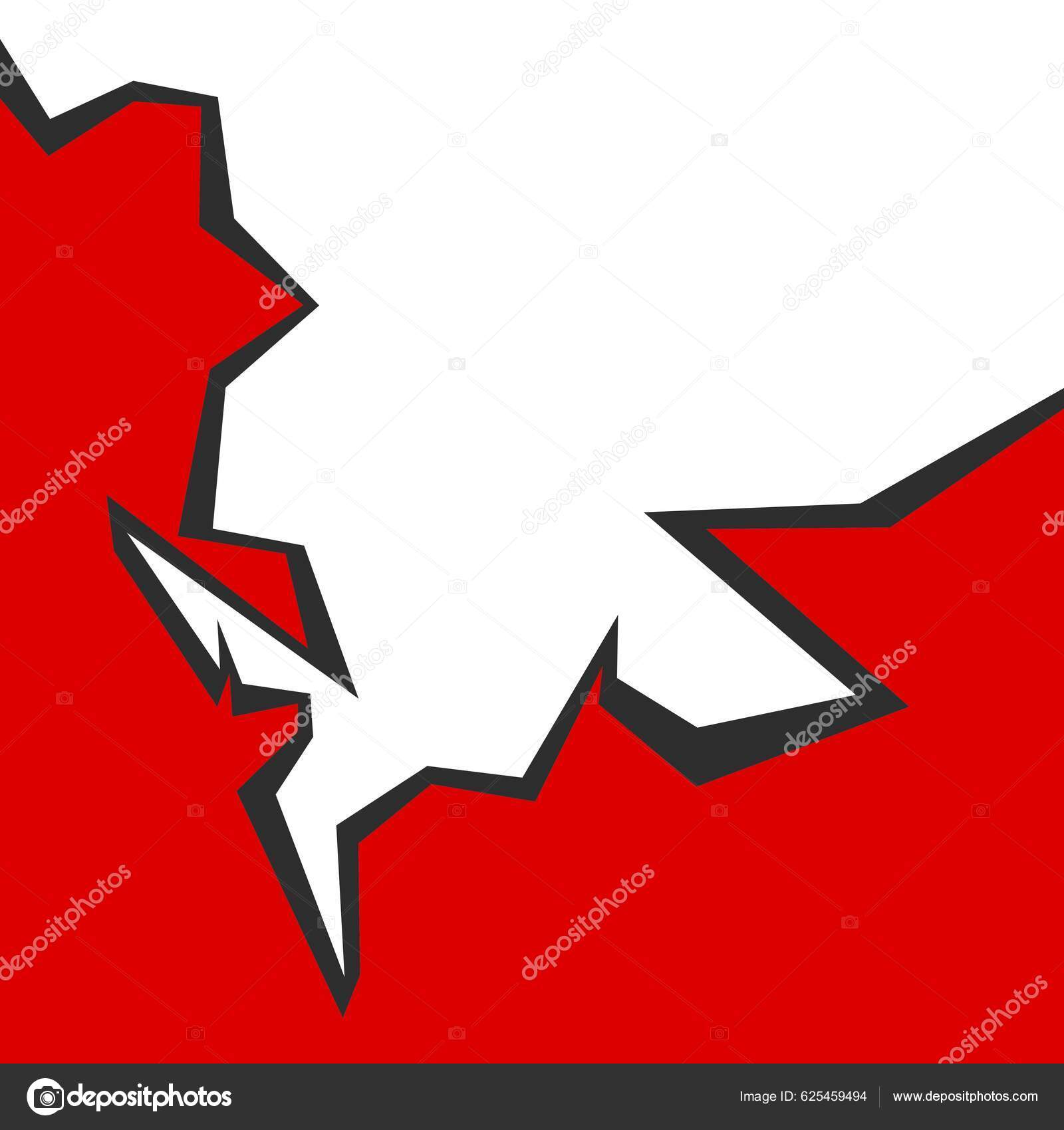 Simple Background Jagged Edge Pattern Some Copy Space Area Stock Vector ...