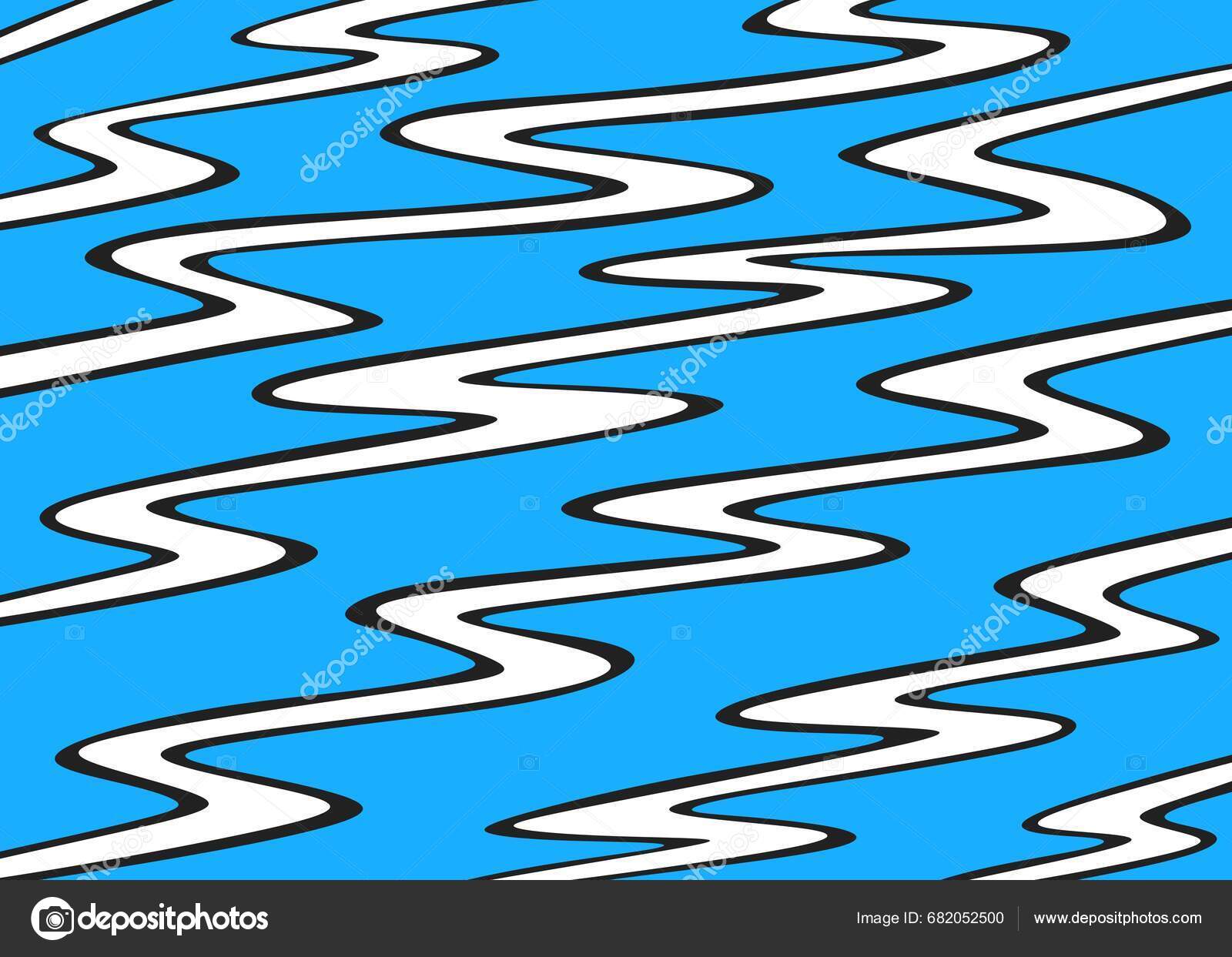 Simple Background Diagonal Wavy Lines Pattern Stock Vector by ...