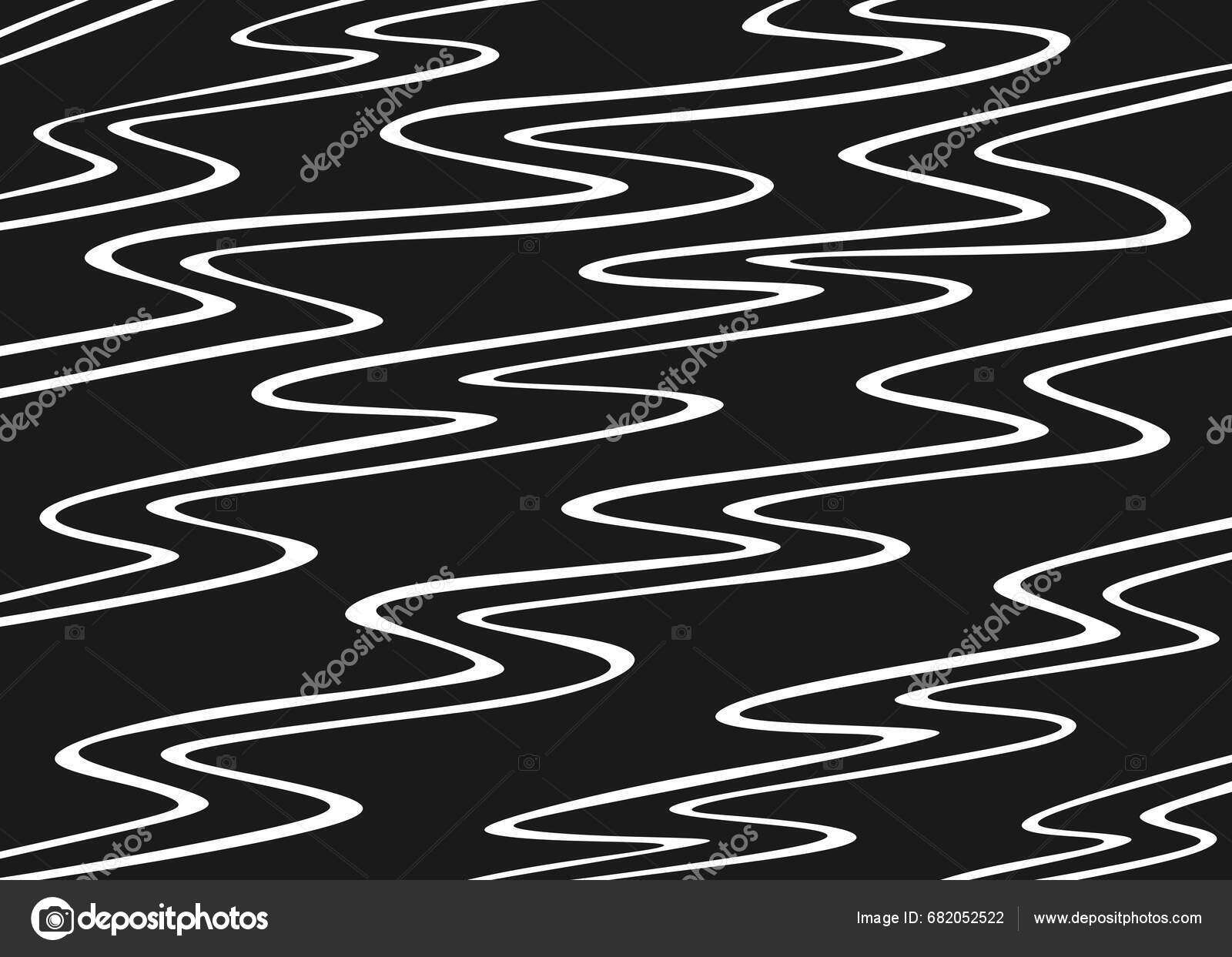 Simple Background Diagonal Wavy Lines Pattern Stock Vector by ...