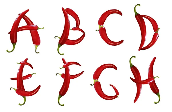 Red chili pepper font Stock Photos, Royalty Free Red chili pepper font ...